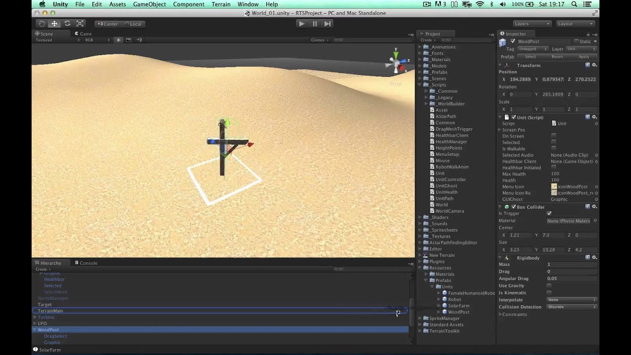 Unity RTS Building Units - Ghost Trigger Test - YouTube