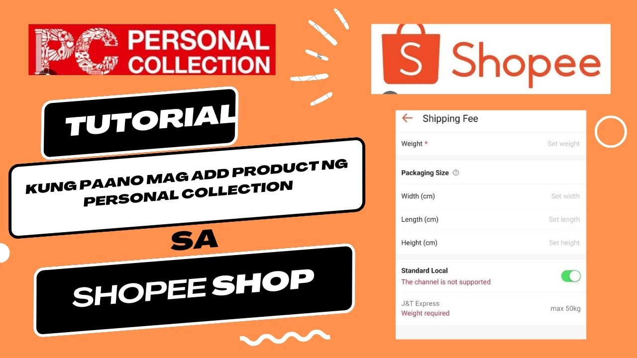 Tutorial kung paano mag ADD PRODUCT ng PERSONAL COLLECTION sa SHOPEE ...