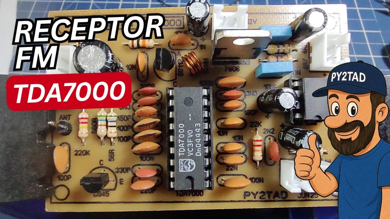 Novo Receptor de FM com o TDA7000 - YouTube