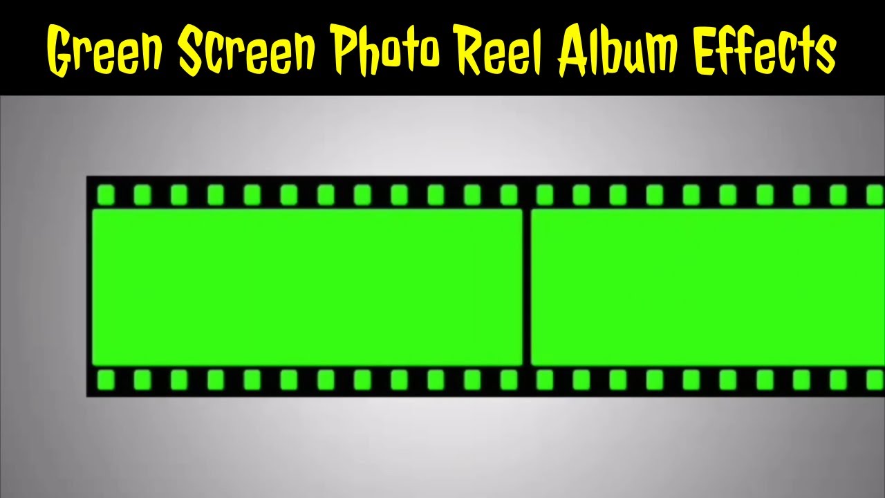 Photo Reel Album Green Screen Effects Animation - YouTube