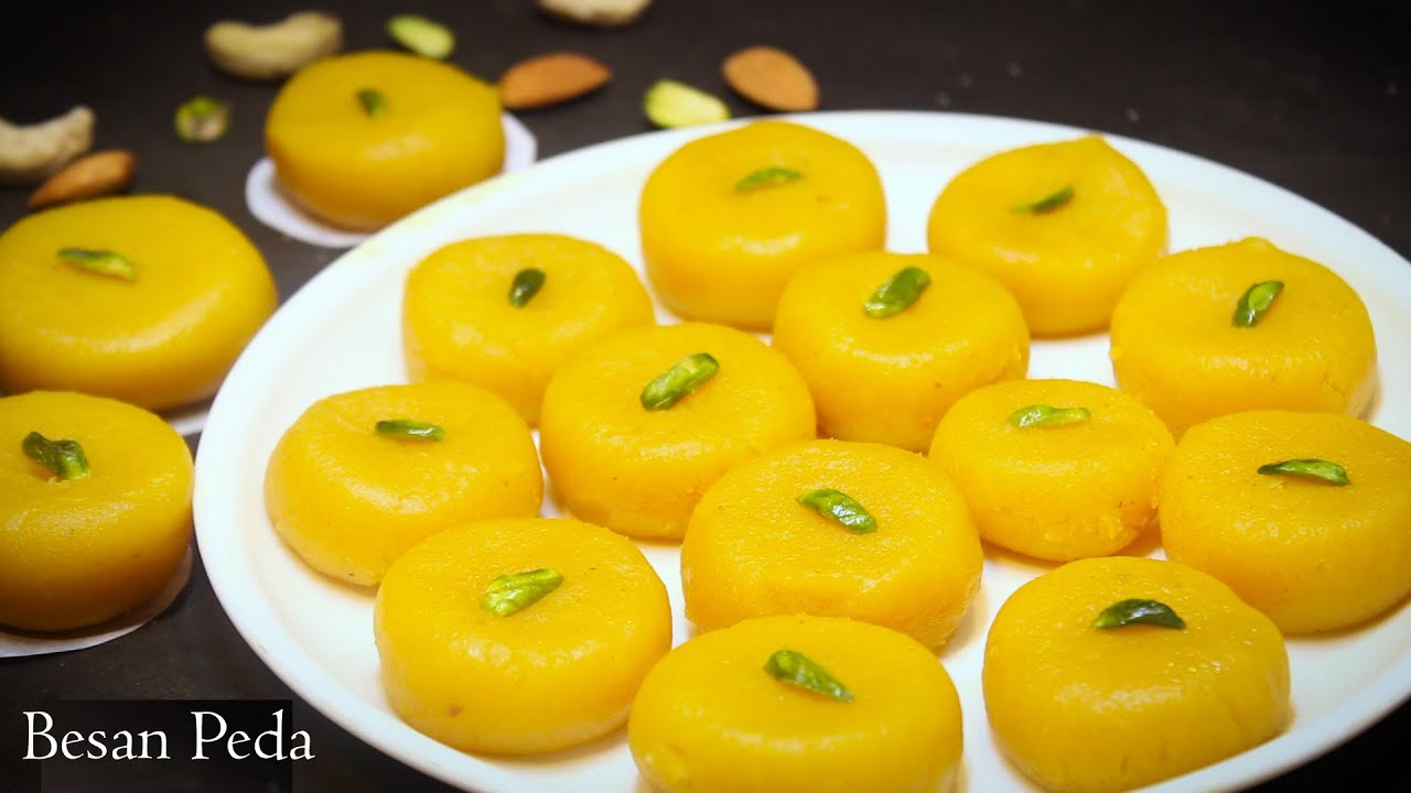 Besan Peda Indian Sweet Recipe || పాలు శెనగపిండితో నోట్లోవేసుకుంటే ...