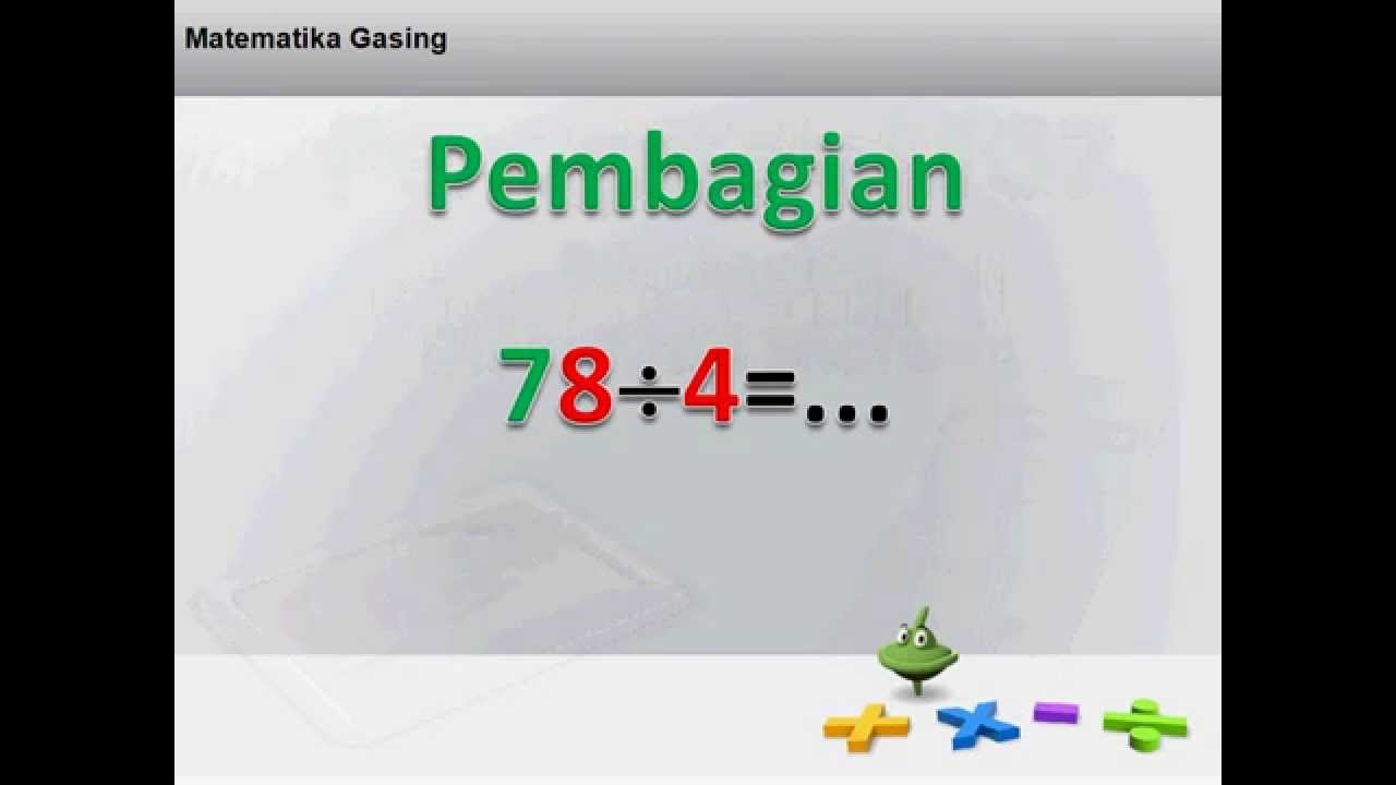 Video Pembagian dengan Metode Gasing - YouTube
