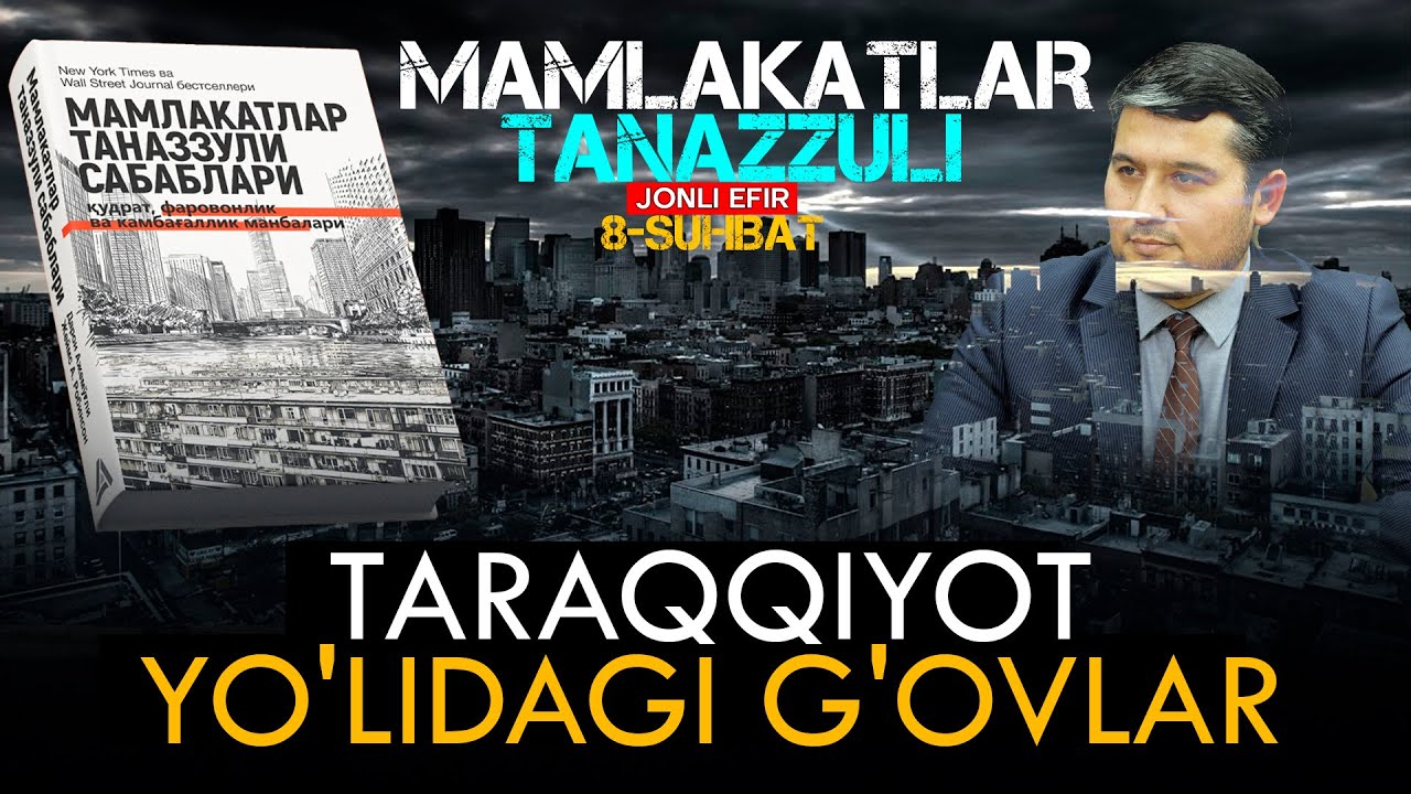 🔴Taraqqiyot yo'lidagi g'ovlar Mamlakatlar tanazzuli #8 #fikratuz - YouTube