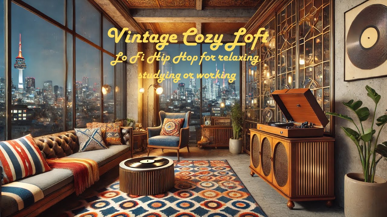 Vintage Cozy Loft / Lo-fi Hip Hop for relaxing and studying - YouTube