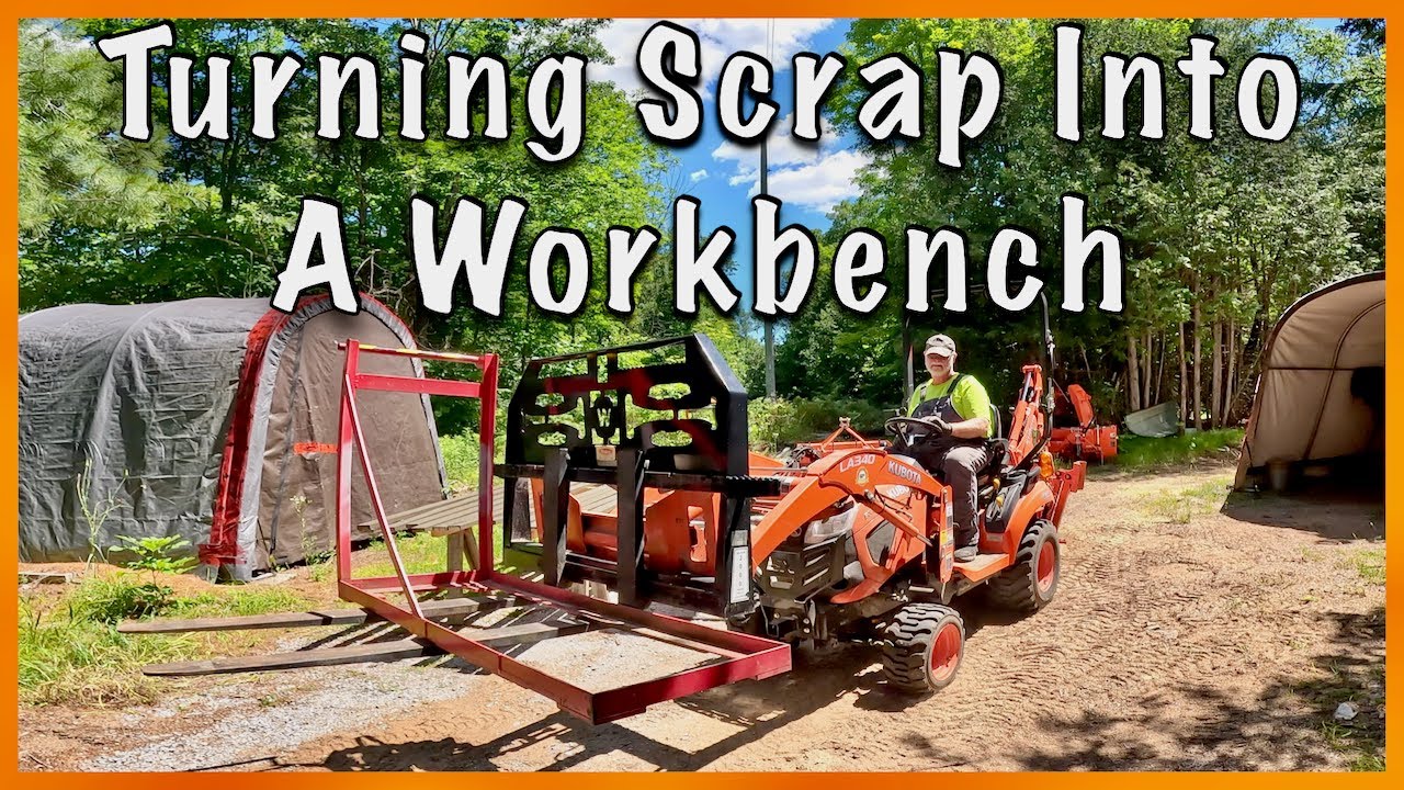 Transforming Scrap into Mobile Workbench - YouTube