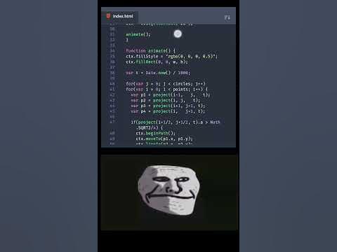 Save it📌..Try it🚀| Create Rainbow Donut in Javascript Canvas | #shorts #css #developer #coding ...