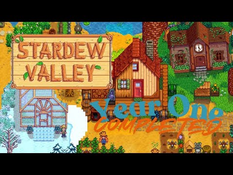 The End of Year One! Stardew Valley Lets Play - YouTube