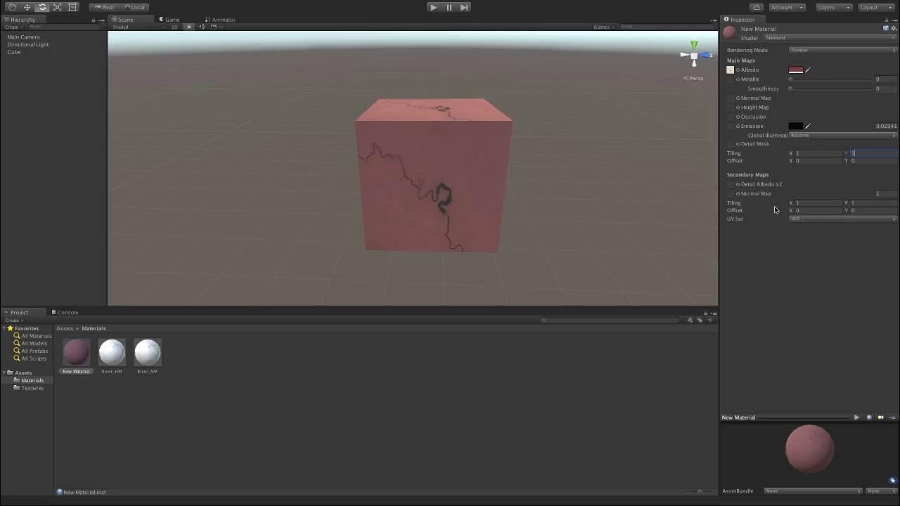 The Material Inspector Panel | Unity 5 Tutorial - YouTube
