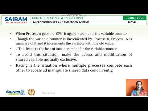 Lecture Video_18CS44_MCES_Module 5_Task synchronization issues – Racing and Deadlock_Lorate ...