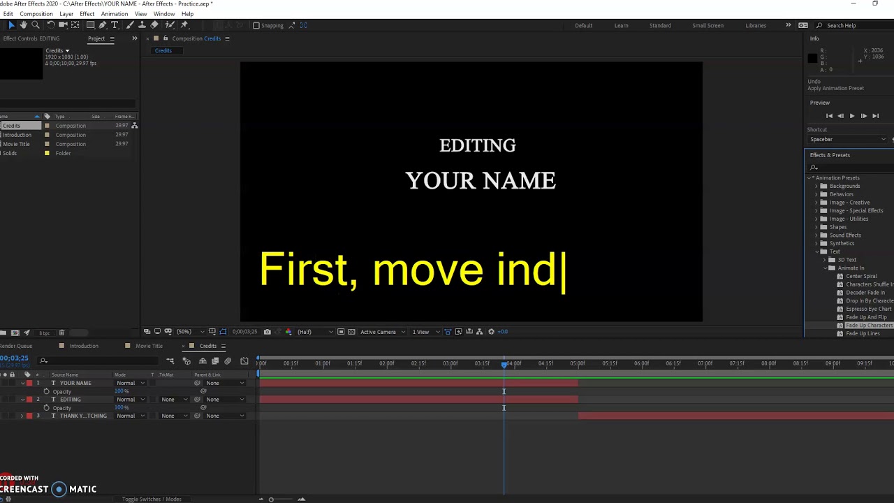 After Effects 3 6 - YouTube