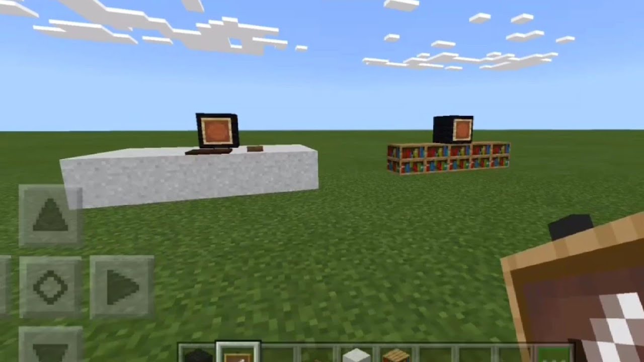 MCPE TUTORIAL || Bulky Computer and Simple TV - YouTube