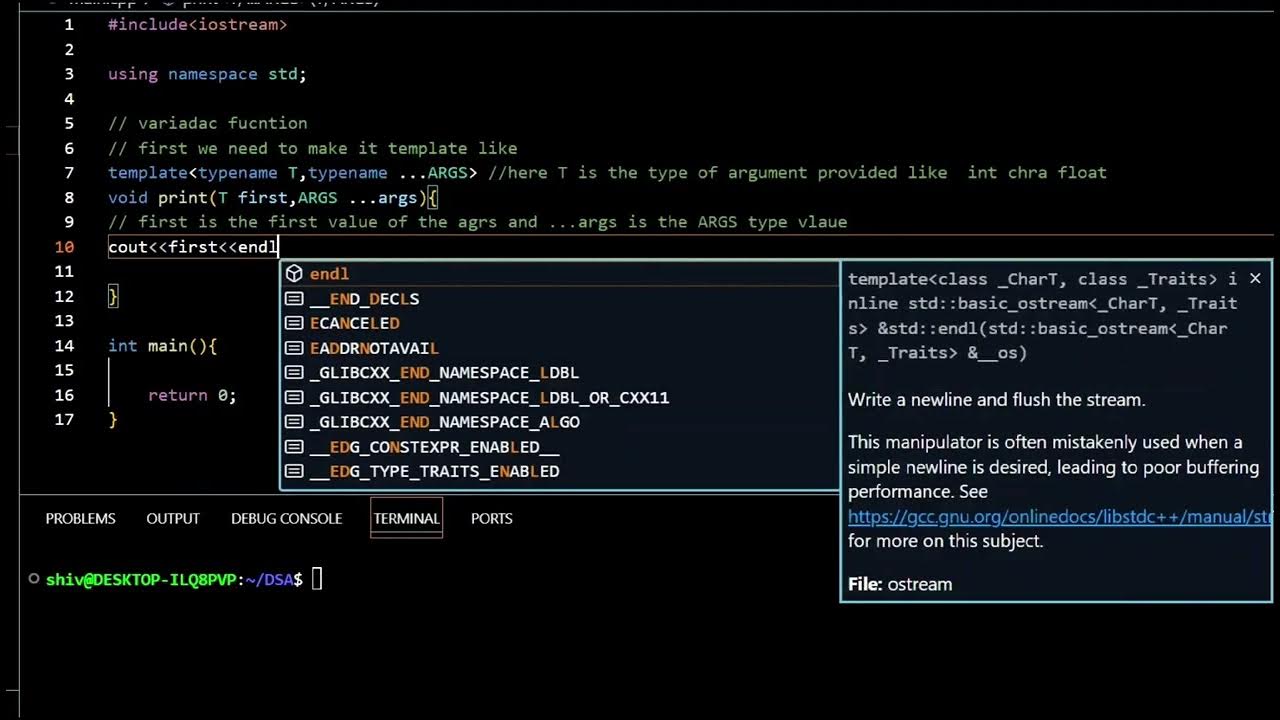 C++ Variadic Function with Template | ASMR Coding | Filtering of ...
