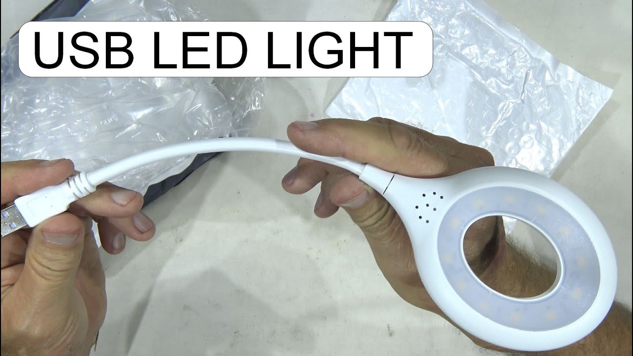UNBOXING FOLDABLE USB LED LIGHT - YouTube
