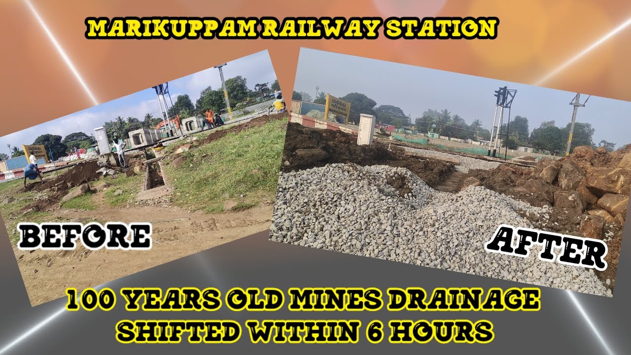 MARIKUPPAM RAILWAY STATION INFRASTRUCTURE WORK COMPLETED - YouTube