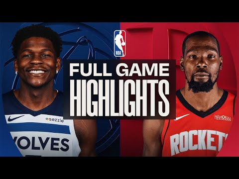 Houston Rockets Vs Minnesota Timberwolves Full Game Highlights - Jan 16 , 2026 | NBA