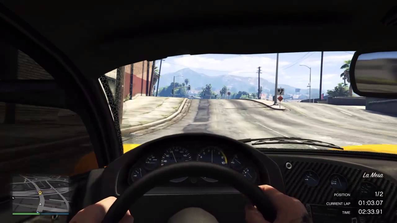First person racing GTA V with Goliath gaming - YouTube