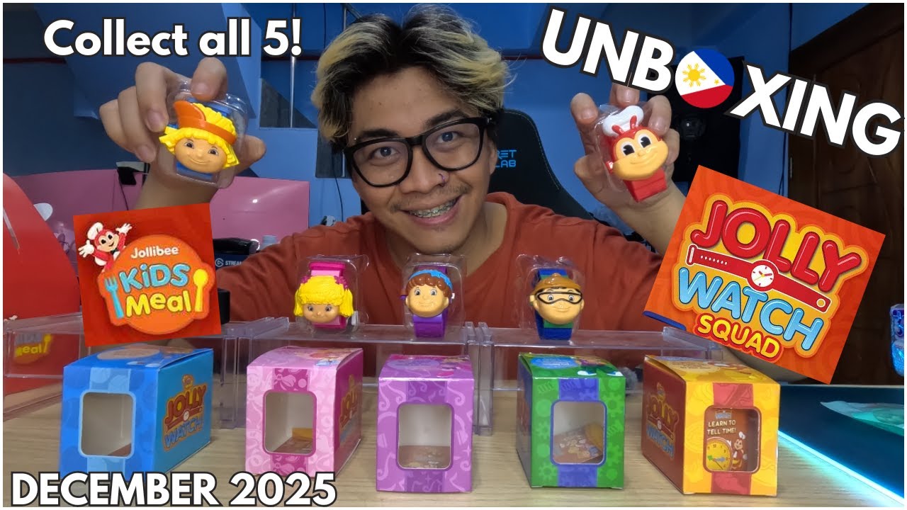 Jollibee JOLLY WATCH SQUAD! | Collect All 5 Kids Meal Watches! - YouTube