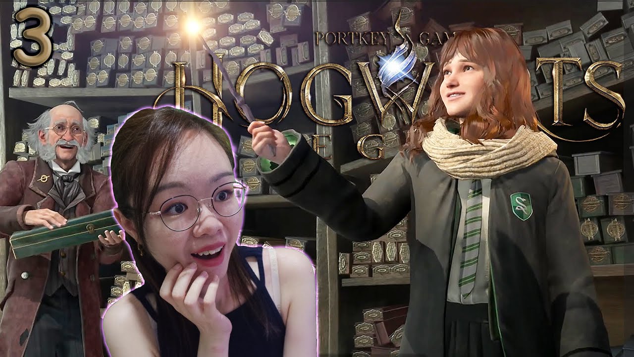 LET'S GO SHOPPING WITH HERMIONE GRANGER | Let's Play Hogwarts Legacy Pt ...