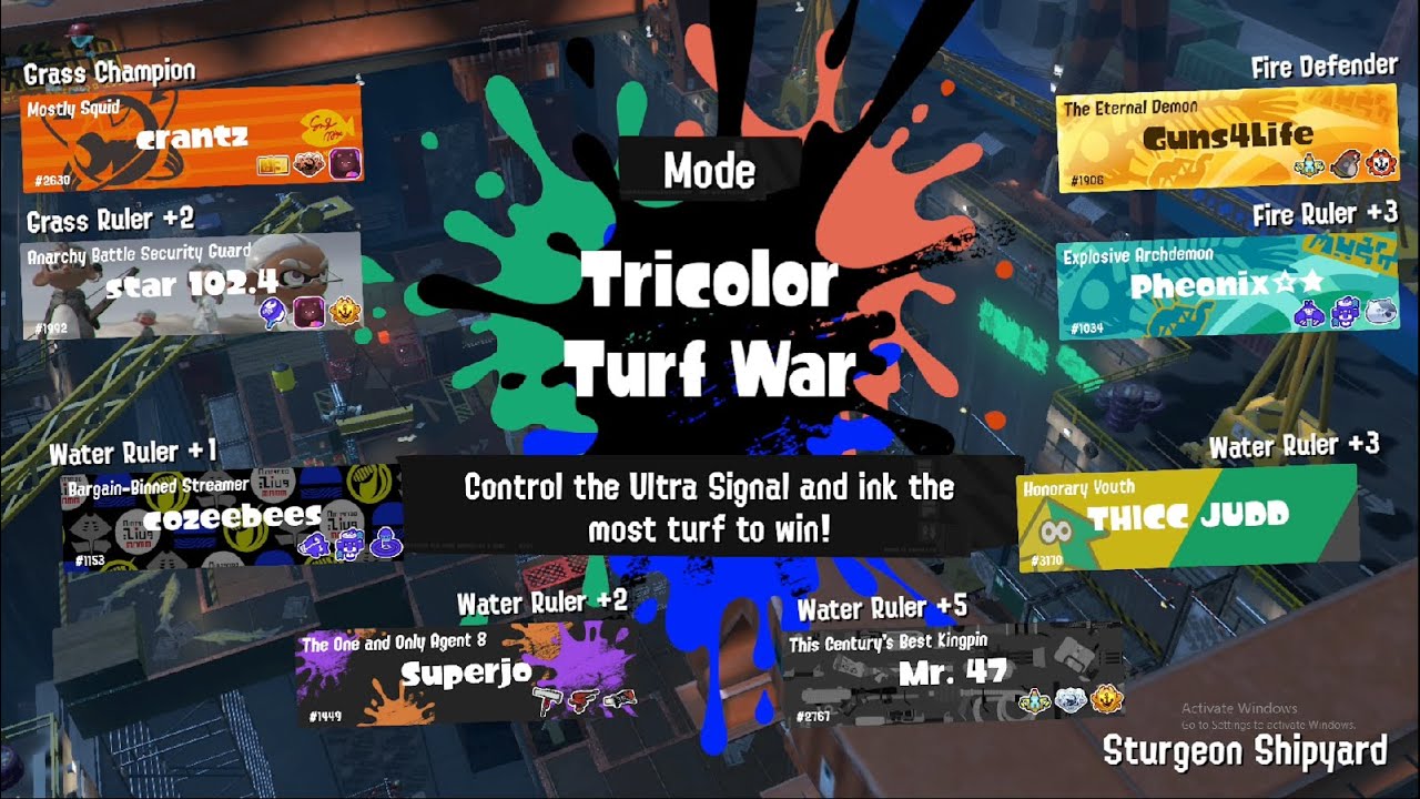 Splatoon 3 Pokémon Splatfest Triple Tricolor Battle Defender Win Team ...