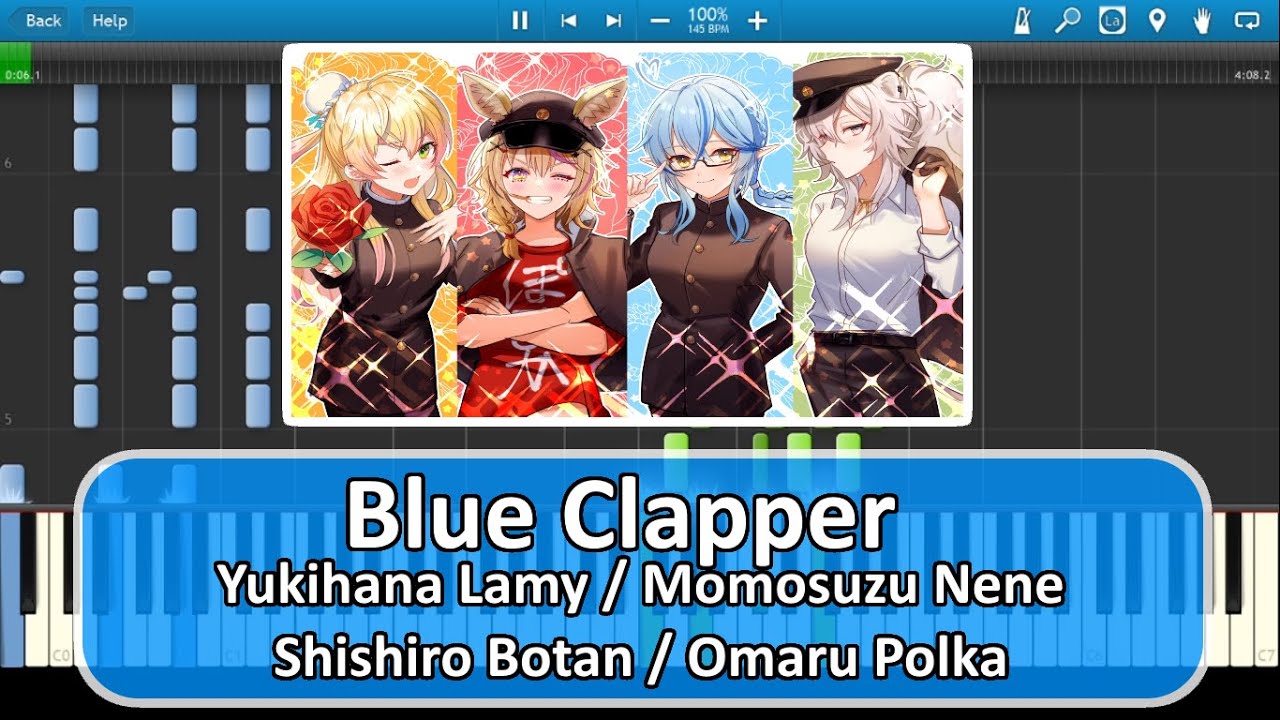 Blue Clapper by Yukihana Lamy, Momosuzu Nene, Shishiro Botan, Omaru ...