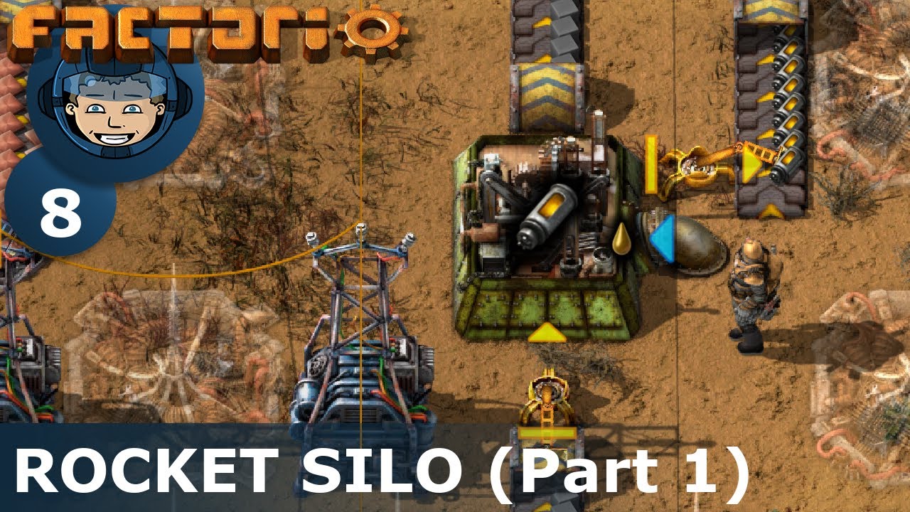 ROCKET SILO (Part 1) - Factorio: Ep. #8 - Guide & Let's Play - YouTube