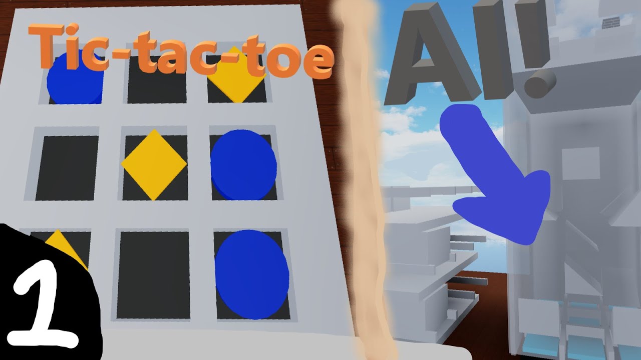 Trying To Tic-Tac-Toe AI in Obby Creator | Part 1 | Making The Game ...