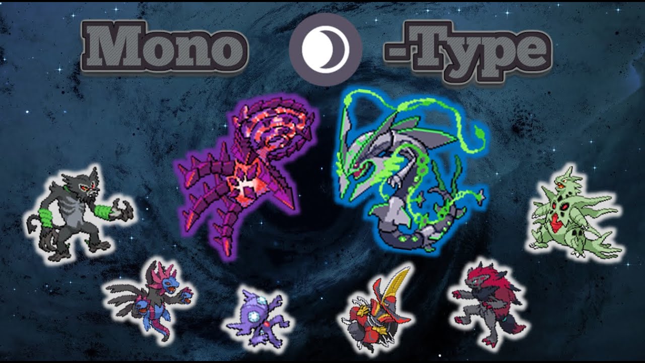 Pokerogue Mono Dark-Type Challenge!!! - YouTube