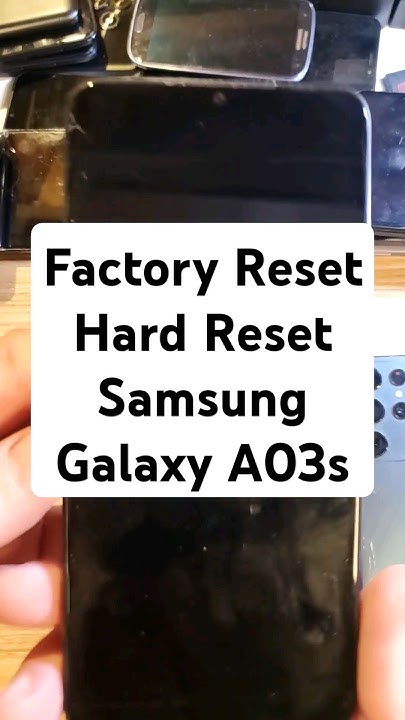 Factory Reset Hard Reset Samsung Galaxy A03s - YouTube