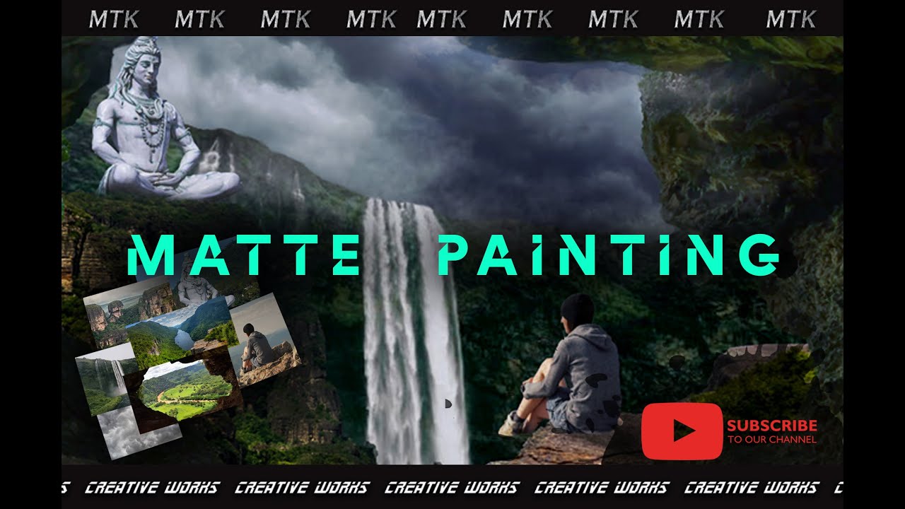 LORD SHIVA MATTE PAINTING // MTK Creative Works #mattepainting #photoshop #mtkcreativeworks ...