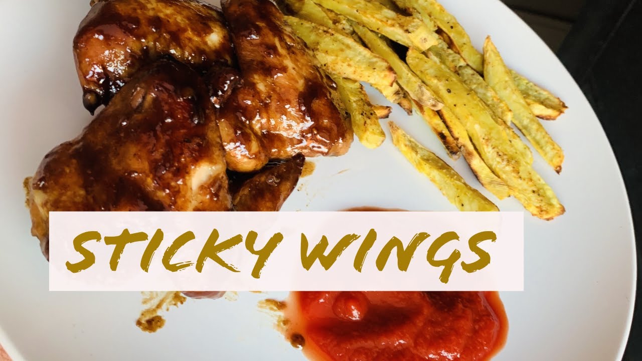 HOW TO MAKE STICKY WINGS - YouTube