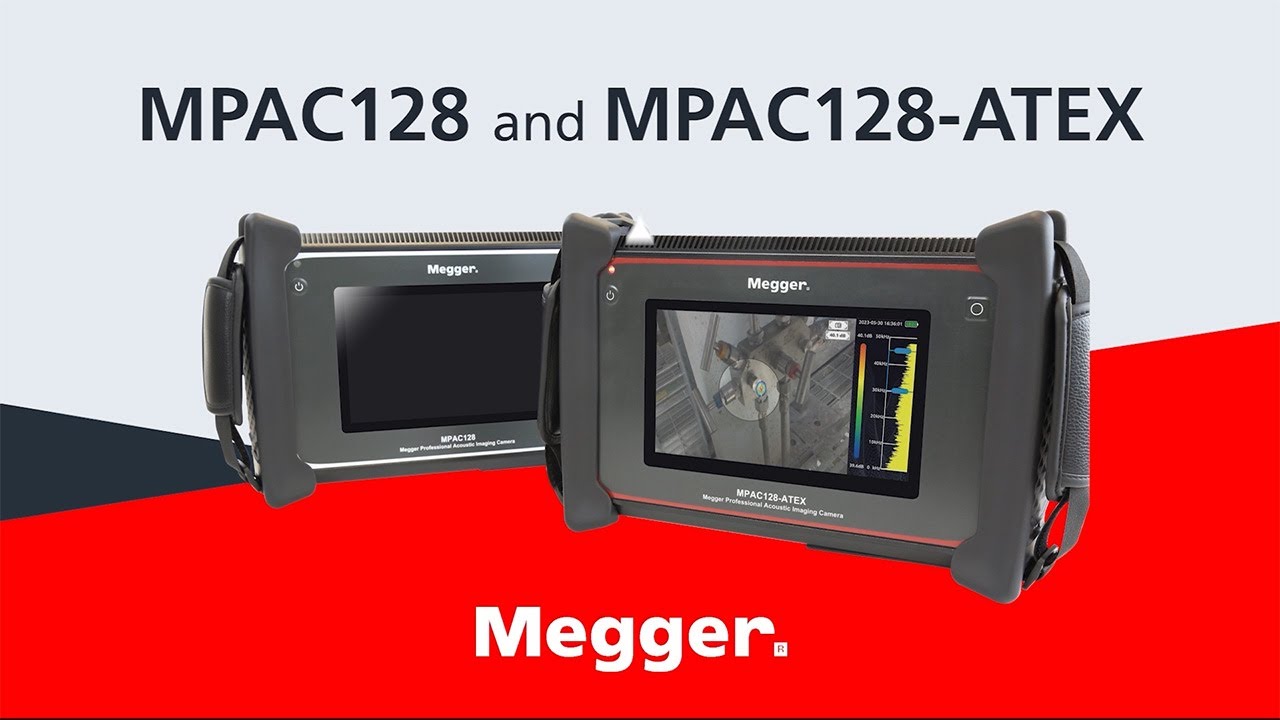 Megger MPAC128 akoestische camera - YouTube