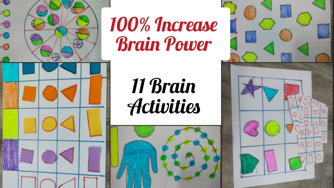11 DIY Brain Gym Activities for kids|| Brain Gym (Age 3+) ||Improve ...
