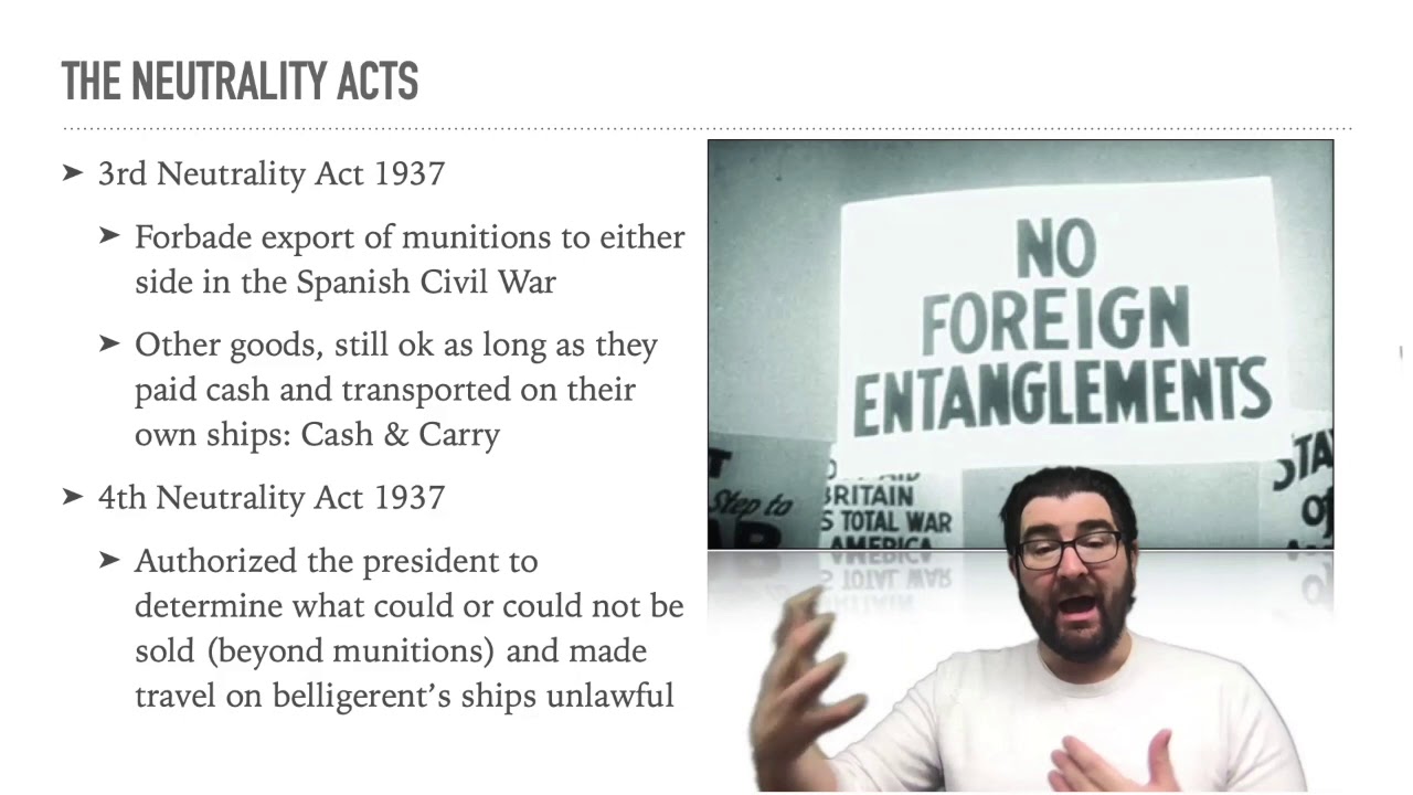 Neutrality Act Of 1937