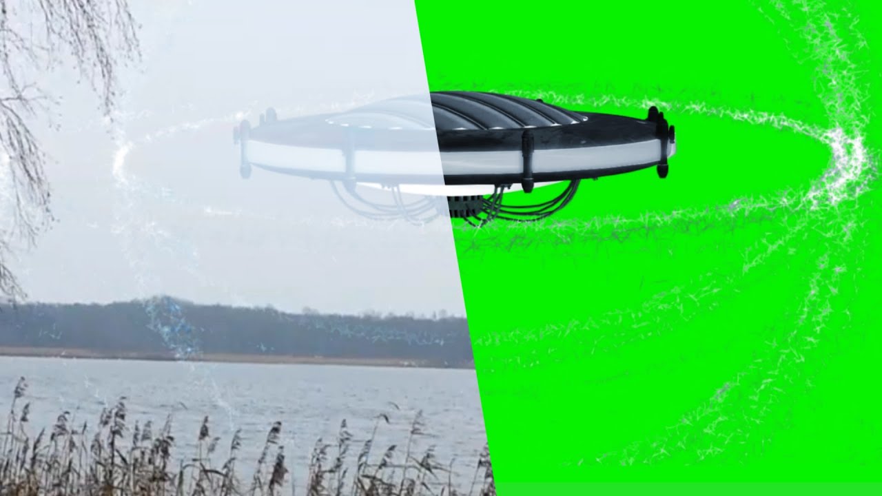 unidentified flying object - Ufo - green screen effect - YouTube