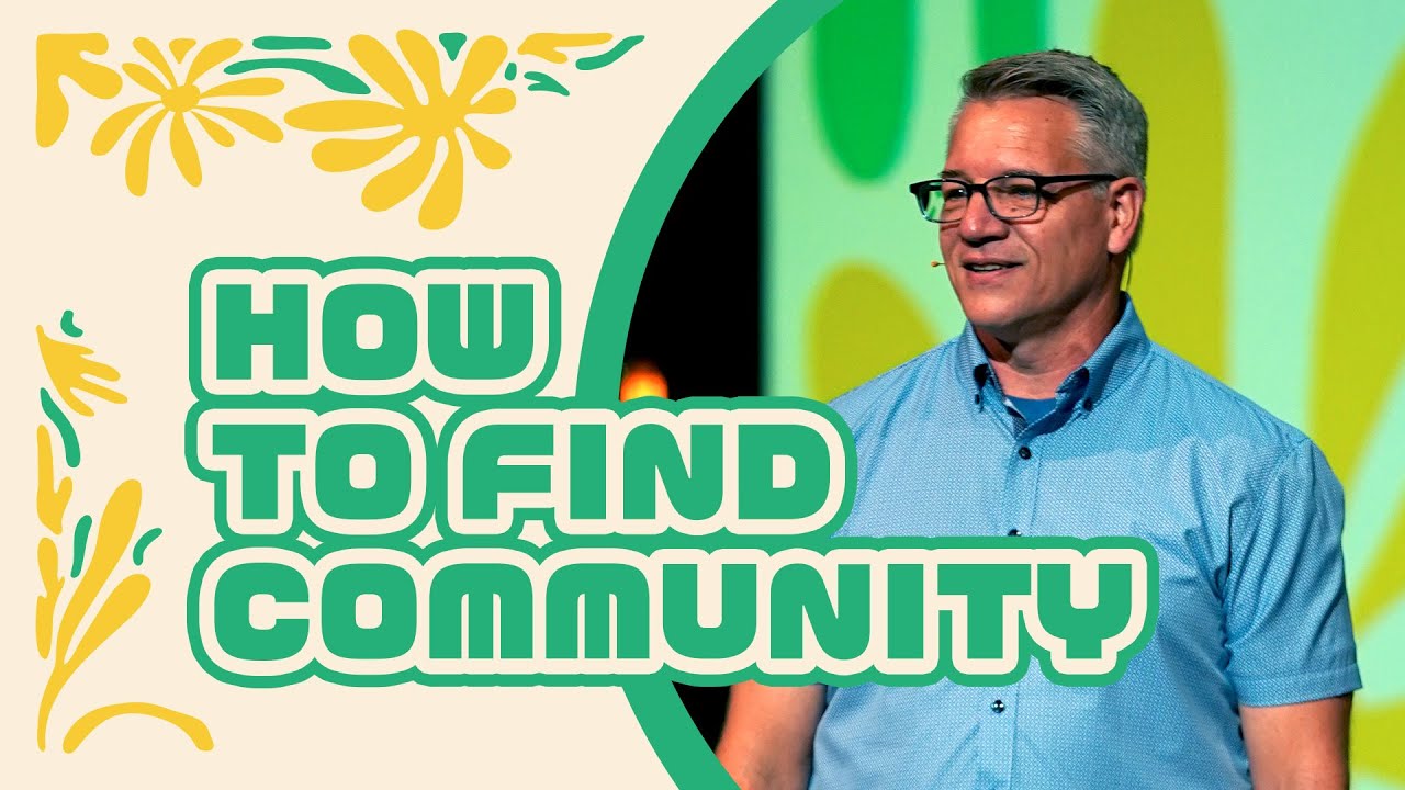 How to Find Community / Mark Ashton / Flourishing - YouTube