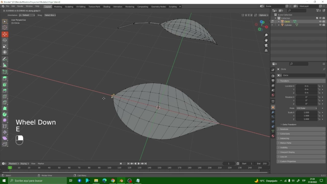 Como Hacer un Ojita En Blender - YouTube
