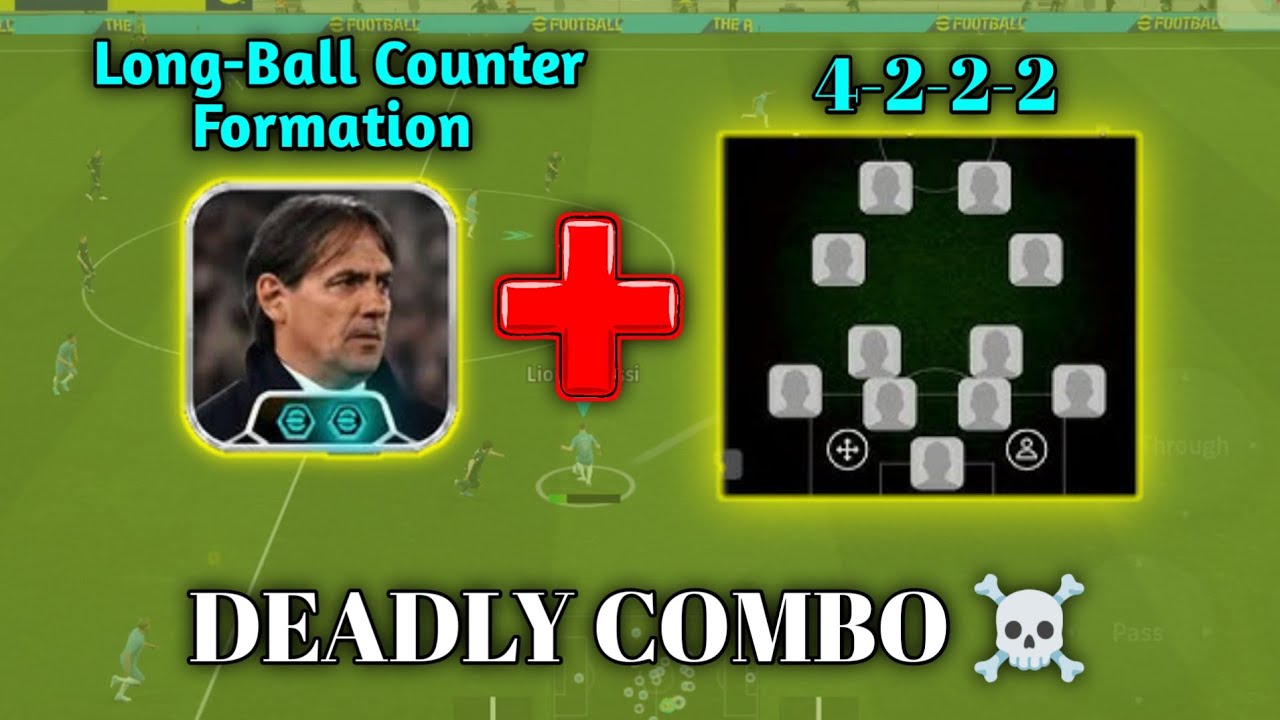 LONG BALL COUNTER + 4-2-2-2 : The deadly combo || Inzaghi Manager ...