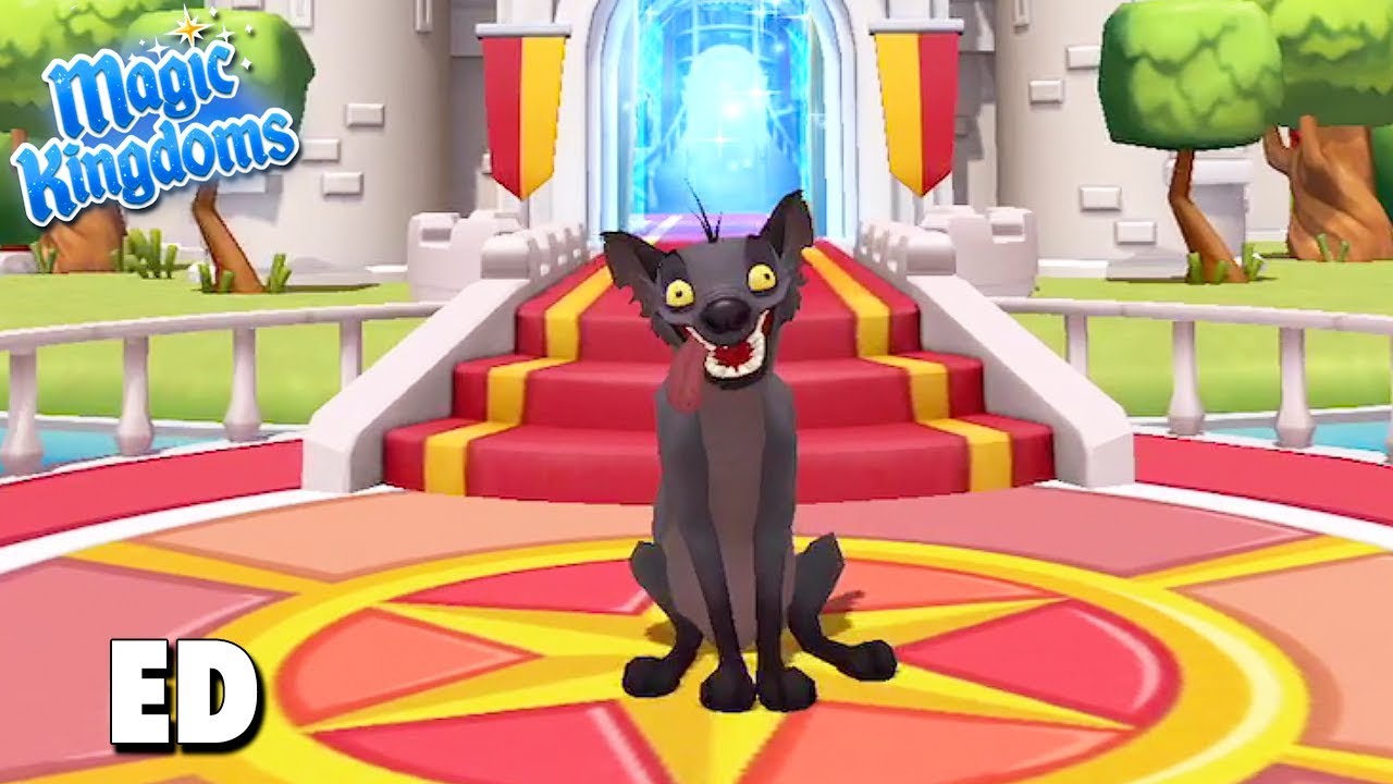 Ed: hiena de El Rey León / Juego Disney Magic Kingdoms - YouTube