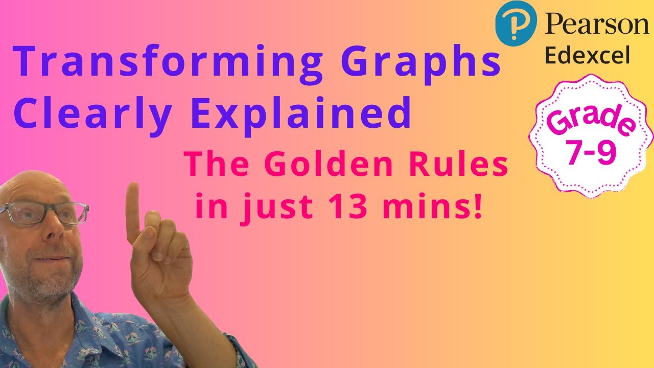 Transforming Graphs. The Golden Rules. #edexcel #maths #igcse #gcse ...