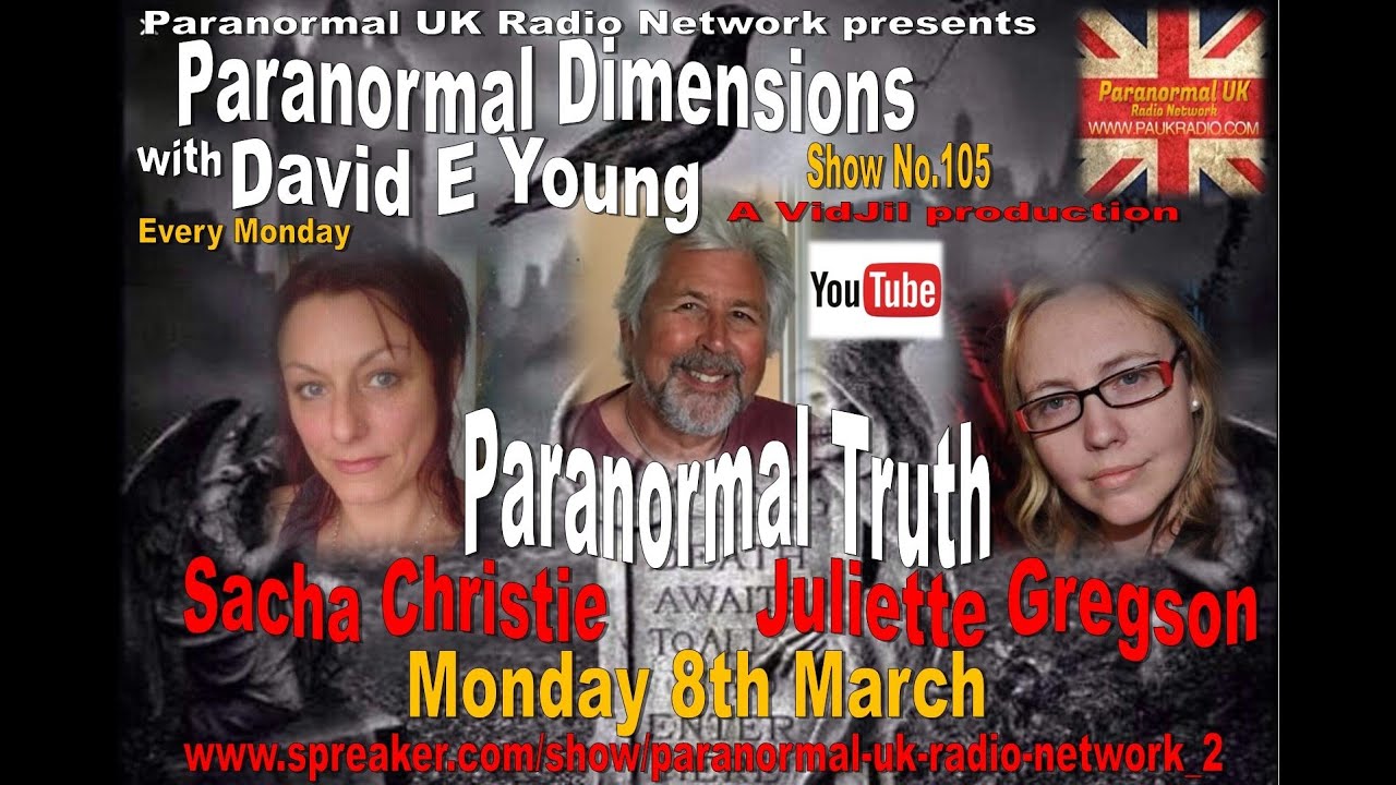 Sacha Christie and Juliette Gregson talk to David Young on 'Paranormal ...