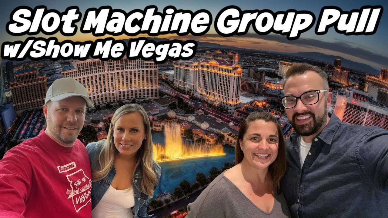 Group Slot Machine Pull at ARIA LAS VEGAS with Show Me Vegas - YouTube