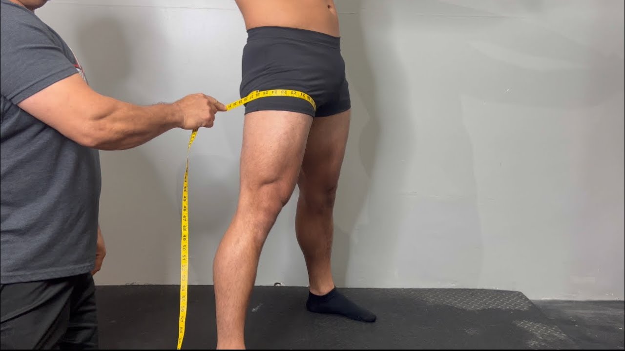 Upper Leg Circumference Measurement - YouTube