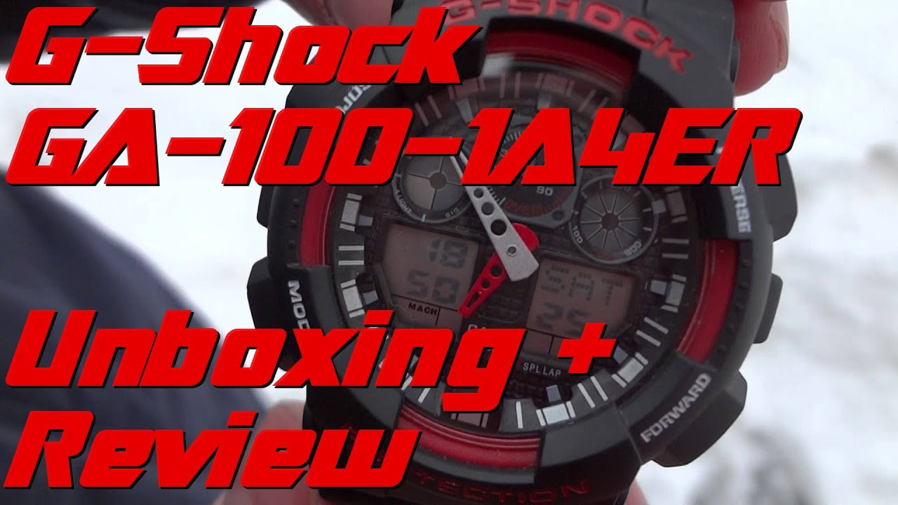 G-Shock GA-100-1A4ER Unboxing + Review - YouTube