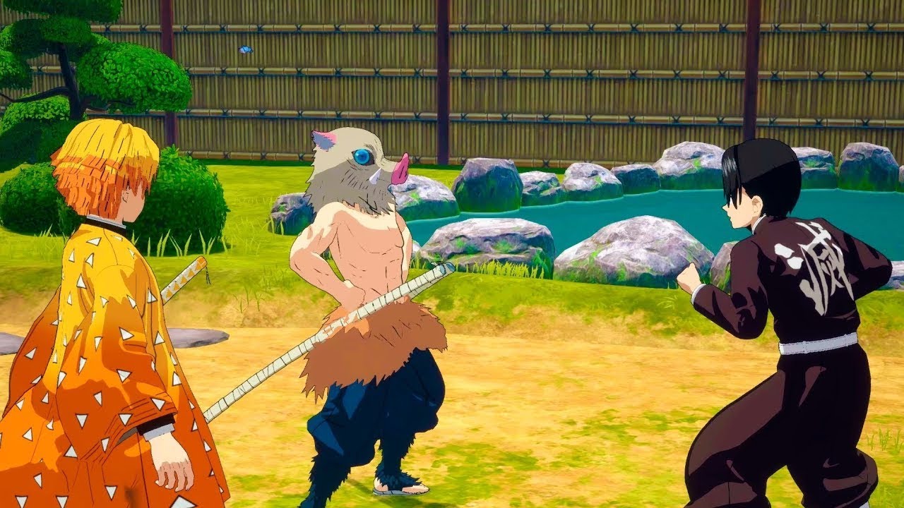 Inosuke Makes Fun of Murata! Demon Slayer Hinokami Chronicles 2 - YouTube