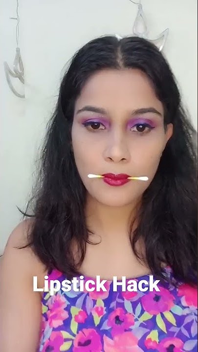 Diy Hack for Lipstick with Earbud #letstry #yt_shorts #makeup #beauty # ...