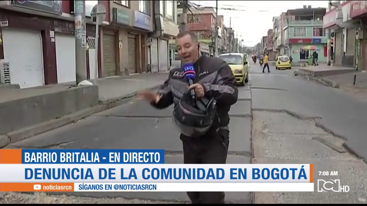 Comunidad denuncia el pesimo estado en las vías del barrio Britalia en ...