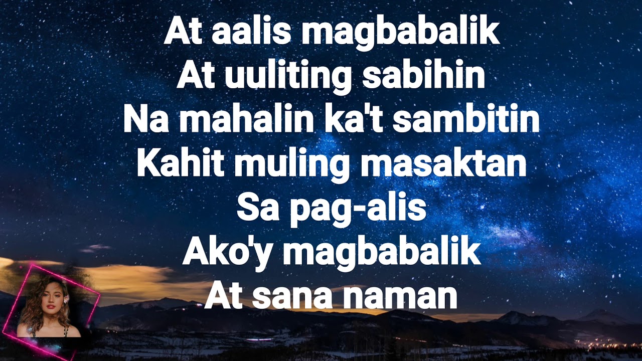 Nobela Lyrics-Julie Anne SanJose - YouTube