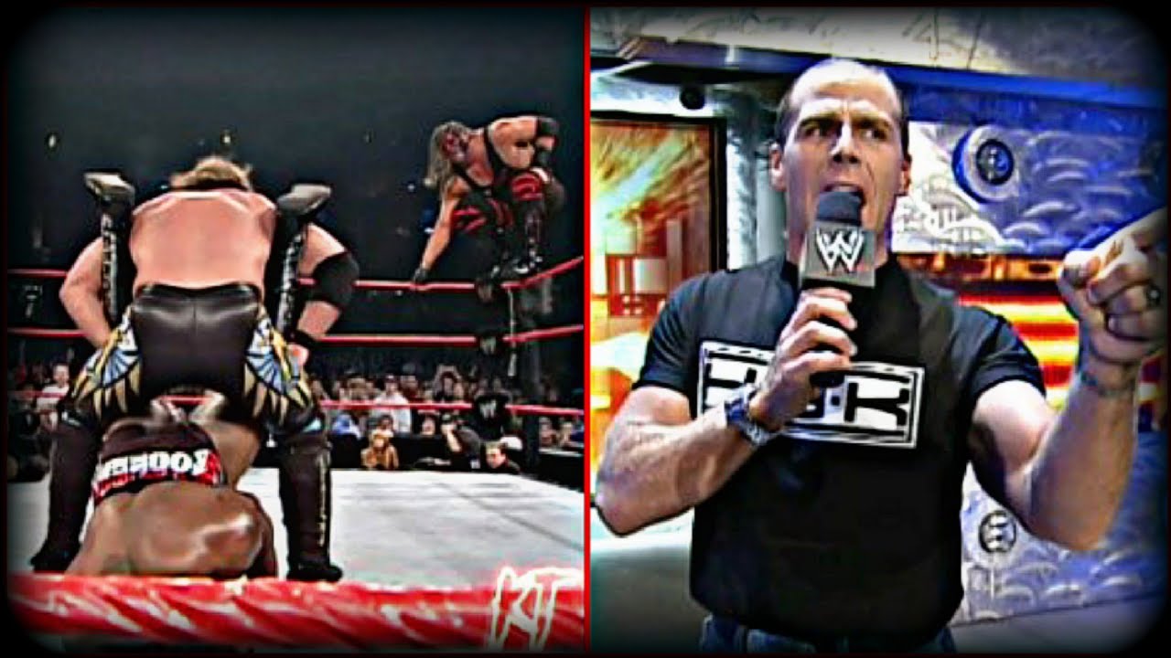 Kane & Booker T Vs Triple H & Y2J 2002! + Shawn Michaels Promo! (2/2 ...
