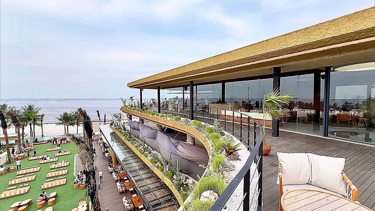 DREAMVILLE BEACH CLUB FULL TOUR & Dinner REVIEW @ PIK 2 Jl Yos Sudarso ...