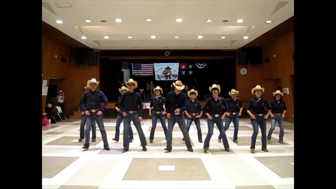 Country Line Dance Team --Rush-- - YouTube